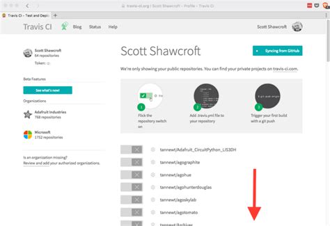testing with travis ci creating and sharing a circuitpython library
