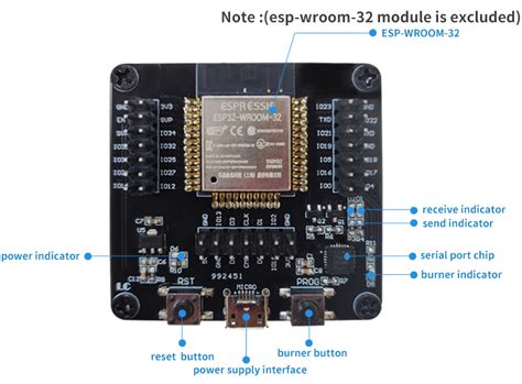 Moduł Programatora Esp32 Do Testowania I Wgrywania Oprogramowania Esp Wroom 32