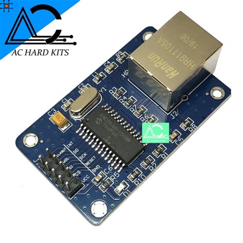 Enc28j60 Spi Interface Ethernet Network Module Shopee Thailand