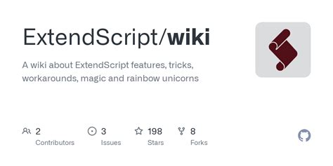 Github Extendscriptwiki A Wiki About Extendscript Features Tricks Workarounds Magic And