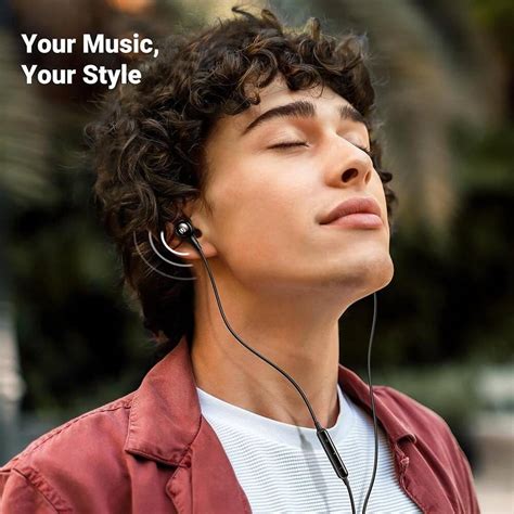 ugreen hitune ep103 30638 wired in ear earphones with microphone all in one control buttons