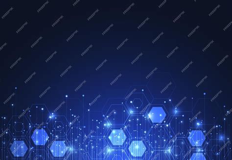 Premium Vector Big Data Visualization Abstract Technology Innovation Communication Concept