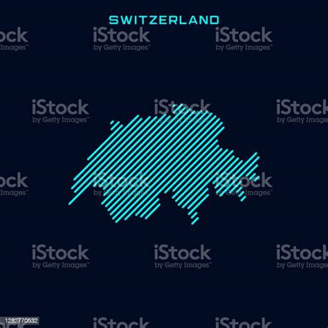 스위스 벡터 스톡 일러스트 디자인 템플릿의 스트라이프 맵 0명에 대한 스톡 벡터 아트 및 기타 이미지 0명 관광 광고