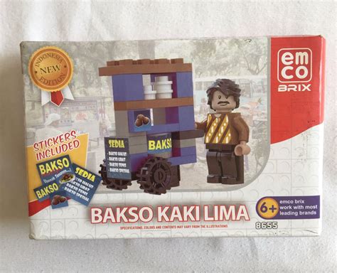 Lego Emco Brix Bakso Kaki Lima Toys Collectibles Mainan Di Carousell