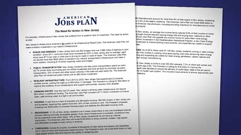 White House Infrastructure ‘report Cards Show Big Needs In Nj Video