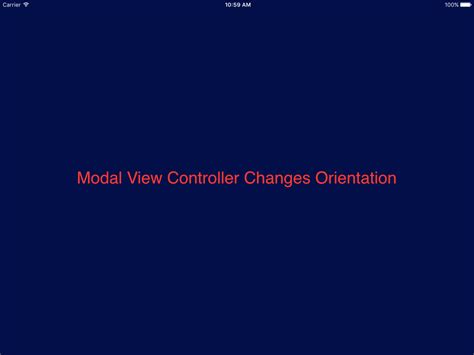 Ios Orientation Change In Presented View Controller Not Updating Parent View Controller
