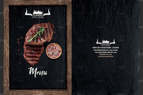 Steak Grill Restaurant Menu Template How To Grill Steak Restaurant