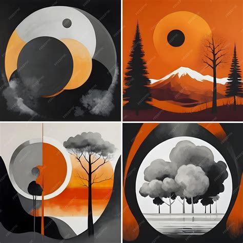 Premium Photo Illustrate The Same Thing Four Times Using