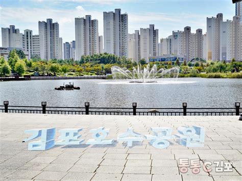 가을꽃 보며 피크닉 즐기기 김포호수공원 경기도 김포시 웰로