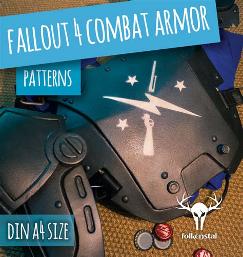 Fallout 4 Combat Armor Patterns Pdf Din A4 Size Folkenstal Props
