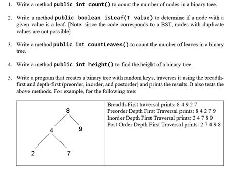 solved 1 write a method public int count to count the