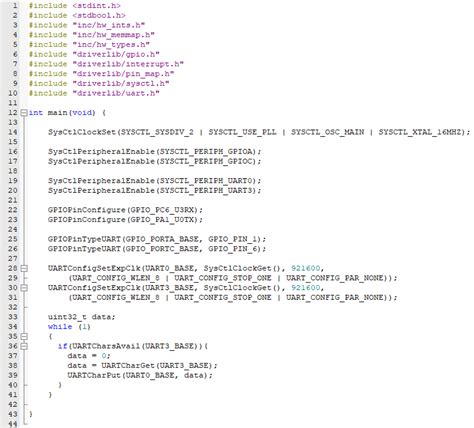 Ek Tm4c123gxl Streaming Uart Data From Iwr1642boost Evm To Tm4c123gxl Arm Based