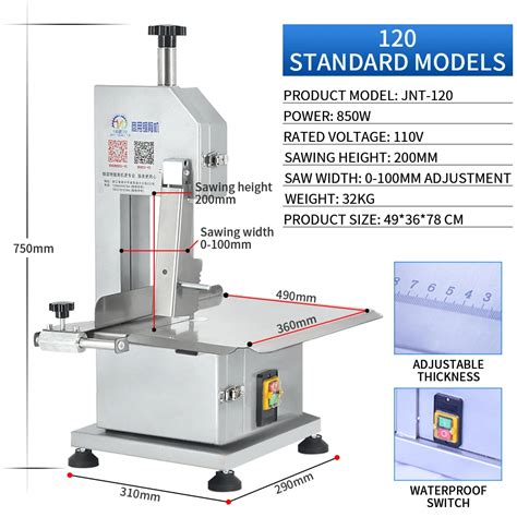 가정용 자동 냉동 고기 뼈 절단기 상업용 데스크탑 전기 뼈 절단기 110v 220v 850w Aliexpress