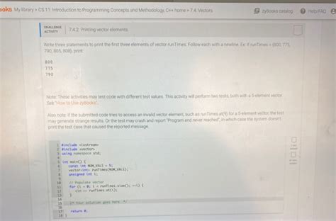 Solved Boks My Library CS Introduction To Programming Chegg Com