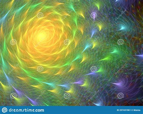 Fractal Spiral Abstract Fractal Patterns And Shapes Dynamic Flowing Natural Forms Stock