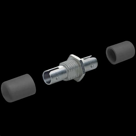 Fiber Optic ST Simplex Adapter Round