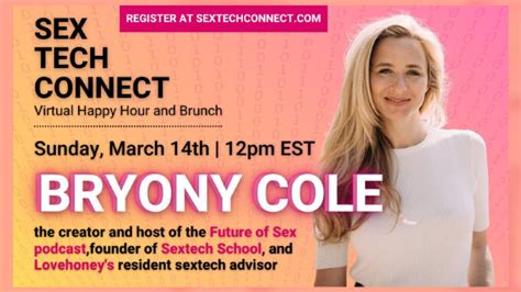 Sex Tech Connect Kicks Off Nd Season With Bryony Cole XBIZ Com