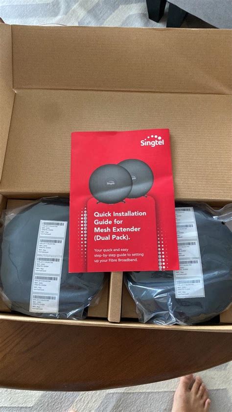 Singtel Mesh Extender Dual Pack V Computers Tech Parts Accessories Networking On Carousell