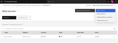 virtualizing data with data virtualization ibm cloud pak for data as