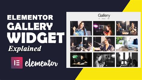 Create Gallery Using Elementor Pro Youtube