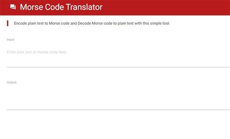 Morse Code Translator Devpost