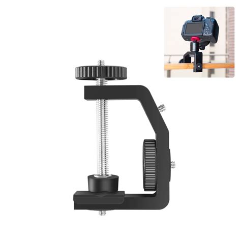 Puluz 헤비 듀티 C 클램프 카메라 클램프 마운트 Gopro Hero9 8 7 6 5 4 3 3