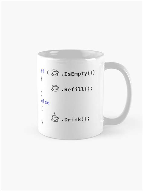 If Coffee Is Empty Refill Else Drink In C Programming Language