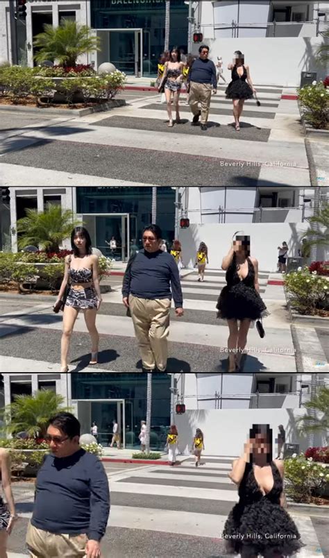 방시혁 美서 Bj과즙세연과 포착…비즈니스vs사생활 갑론을박