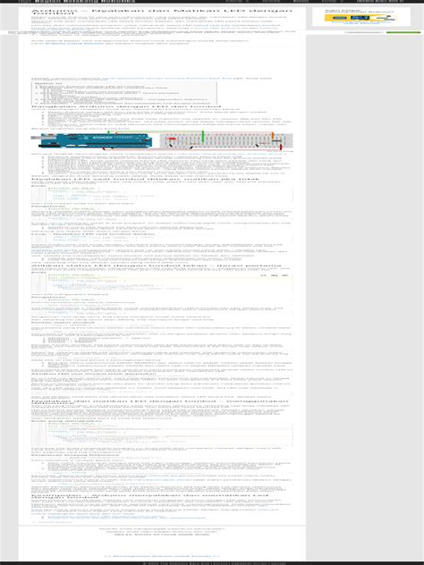 Arduino Nyalakan Dan Matikan Led Dengan Tombol Bagian Belakang