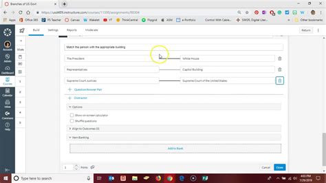 Canvas New Quizzes Matching Multiple Choice Ordering YouTube