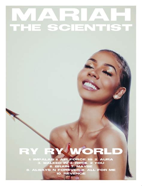 Mariah The Scientist Ry Ry World Album Poster ♡ Music Poster Ideas