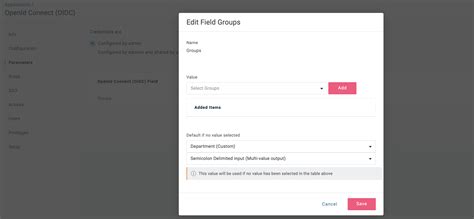 OpenID Connect Configuration Dependency Track