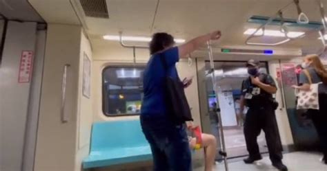 北捷「煎熬姐」放聲飆高音 警到場關切竟嗆：別碰我要不然告你 Ftnn 新聞網