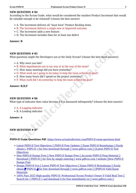 Ppt Pspo Ii Valid Real Test Pspo Ii Exam Questions Pdf Powerpoint