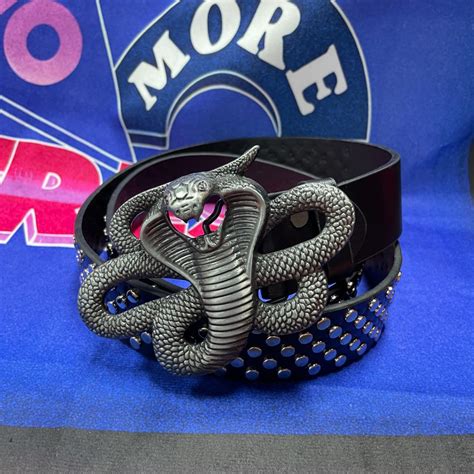 Punk Style Belt Hip Hop All Match Rivets Casual Belt Depop