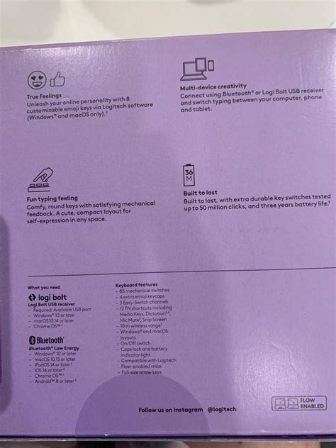 Logitech Pop Keys Wireless Keyboard Computers And Tech Parts