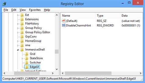 How To Disable Charm Bar Hint In Windows Nextofwindows Com