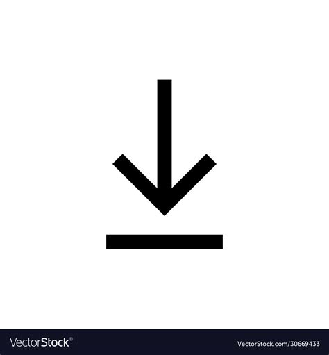Download Icon Downloading Icon Royalty Free Vector Image