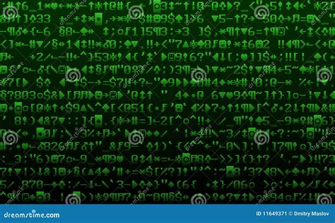 Digital Cipher Icon Color Outline Vector 232103053