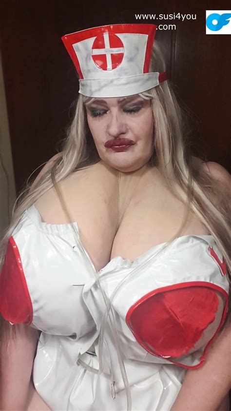 Omg Nasty Nurse Is Rubbing Cock Toy Between Fat Tis