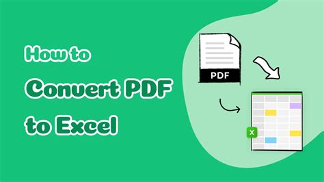 The Best 4 Ways To Extract Data From Pdf To Excel Updf