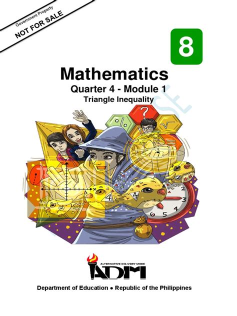 Math8 Q4 Mod1 Triangle Inequality V5 Pdf Triangle Elementary Geometry