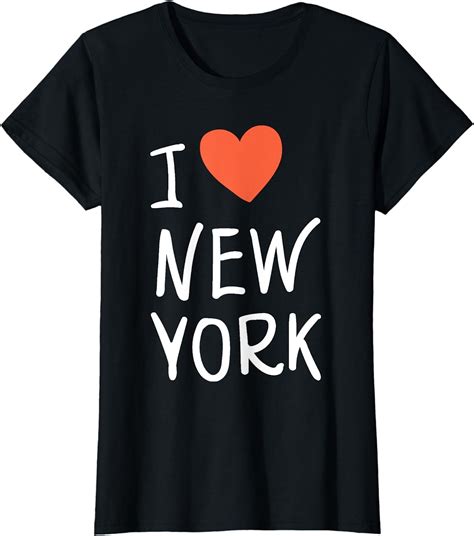 I Love New York T Shirt I Heart New York Souvenir Shirt Ny