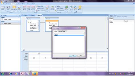 Cara Membuat Database Di Microsoft Access