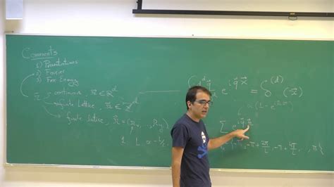 Statistical Field Theory Lecture 3 Youtube