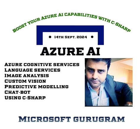 Subhashish C On Linkedin Azure Azureai Azurecognitiveservices
