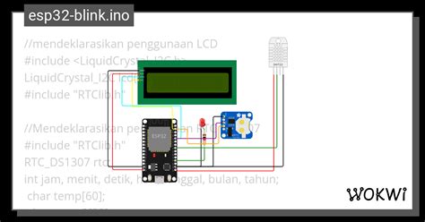 Lcdrtc Led Dht Wokwi Esp32 Stm32 Arduino Simulator