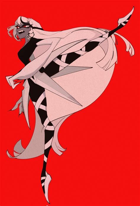 Carmilla Carmine Hazbin Hotel Drawn By Annelee Danbooru