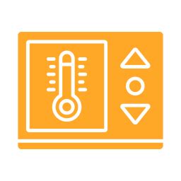 Temperature Control Free Electronics Icons