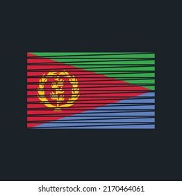 Eritrea Flag Vector National Flag Stock Vector Royalty Free Shutterstock